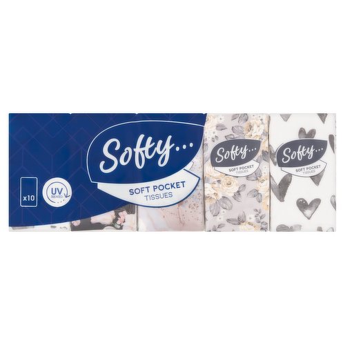 Softy 10 Soft Pocket Tissues - Dunnes Stores