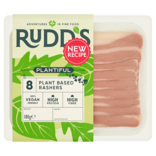 Rudd's 8 Plant Based Rashers 180g - Dunnes Stores