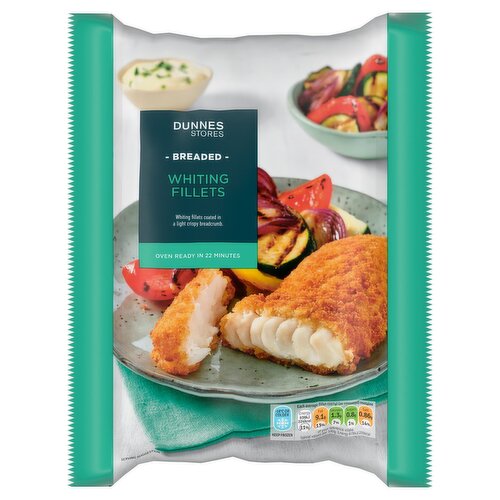 Dunnes Stores Breaded Whiting Fillets 450g - Dunnes Stores