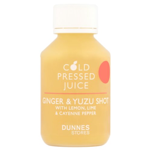 Dunnes Stores Cold Pressed Juice Ginger & Yuzu Shot 100ml - Dunnes Stores