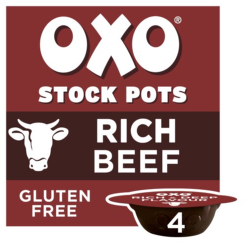 OXO Rich Beef Stock Pots 4 x 20g - Dunnes Stores