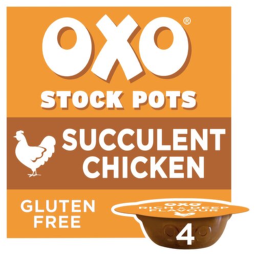 OXO Chicken Stock Pots 4 x 20g - Dunnes Stores