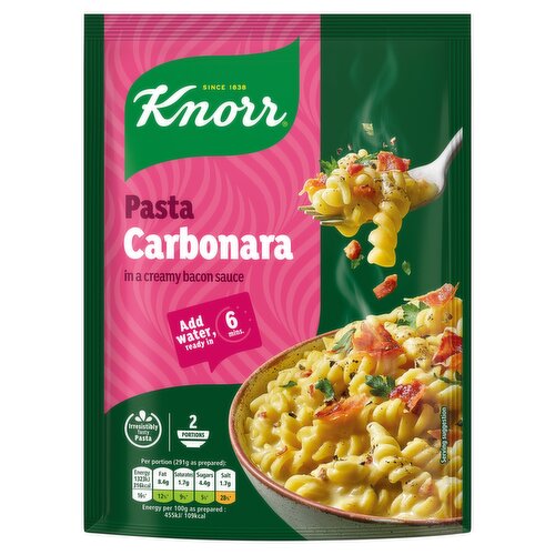 Knorr Pastaria Pasta Carbonara 155 g - Dunnes Stores