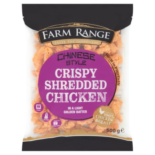 Farm Range Chinese Style Crispy Shredded Chicken 500g - Dunnes Stores