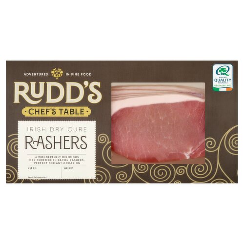 Rudd's Chef's Table 6 Irish Dry Cure Rashers 200g - Dunnes Stores