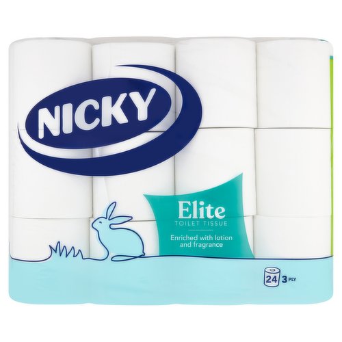 Nicky 24 Elite Toilet Tissue 3 Ply - Dunnes Stores