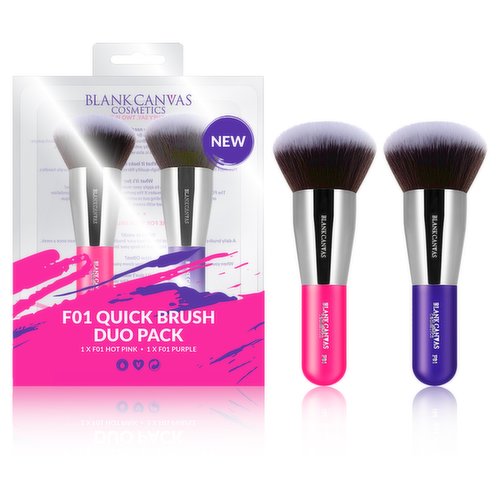 Blank Canvas Cosmetics F01 Quick Brush Duo Pack Dunnes Stores