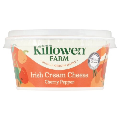 Killowen Farm Cherry Pepper Irish Cream Cheese 180g - Dunnes Stores