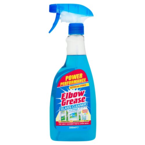 Elbow Grease Glass Cleaner with Vinegar 500ml - Dunnes Stores