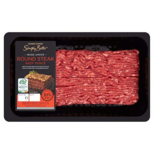 Dunnes Stores Simply Better Irish Angus Round Steak Beef Mince 500g ...