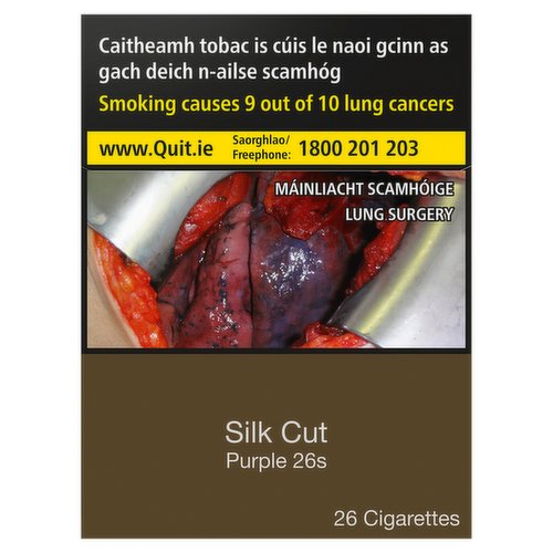Silk Cut 26 Purple Cigarettes - Dunnes Stores