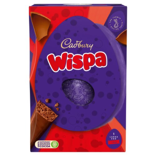 Cadbury Wispa Chocolate Easter Egg, 182.9g - Dunnes Stores
