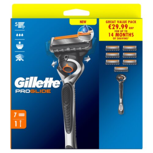 Gillette ProGlide Razor for Men - Dunnes Stores