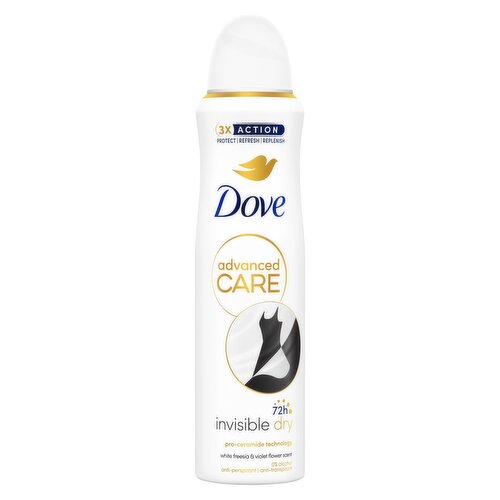 Dove Advanced Care Anti-Perspirant Aerosol Invisible Dry 150 ml ...