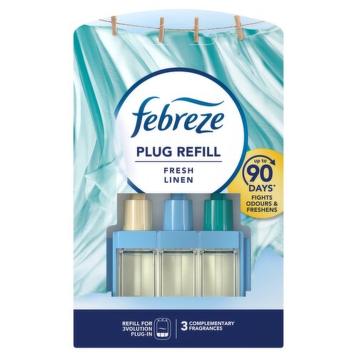 Febreze 3Vol Air Freshener Plug In Refill Fresh Linen 20ML - Dunnes Stores