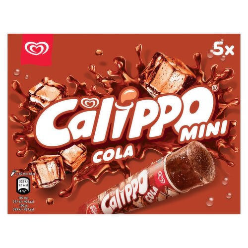 Heartbrand Calippo Ice Lolly Mini Cola 5x 80 ml - Dunnes Stores
