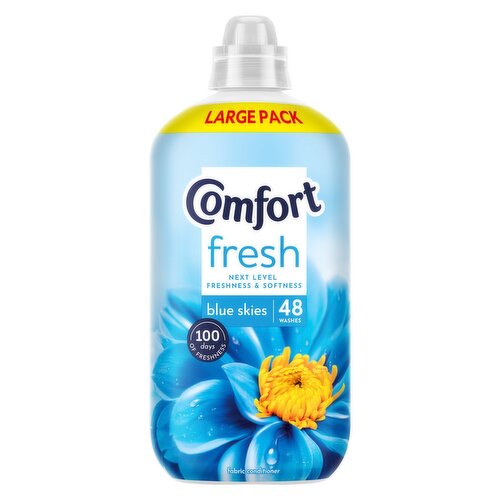 Comfort Fabric Conditioner Blue Skies 48 washes (1.44 L) - Dunnes Stores