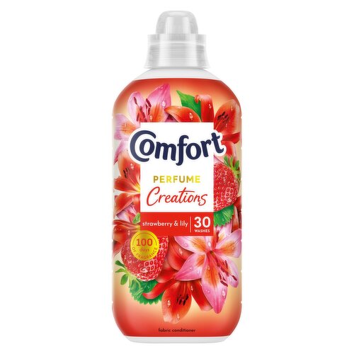 Comfort Creations Fabric Conditioner Strawberry & Lily 30 washes (900 ...