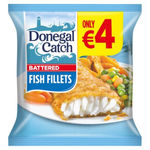 Donegal Catch Battered Fish Fillets 380g - Dunnes Stores