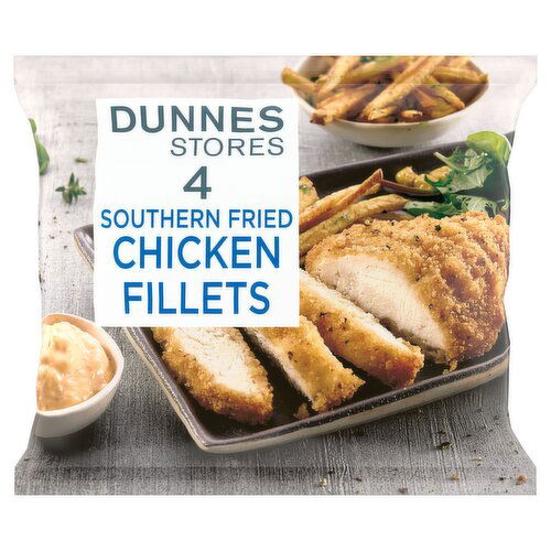 Dunnes Stores 4 Ready to Cook Southern Fried Chicken Fillets 400g ...
