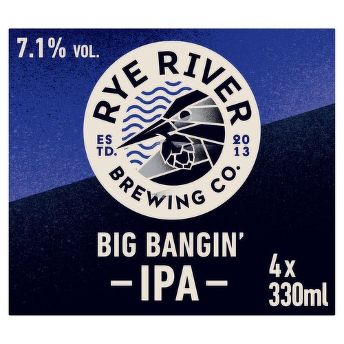 Rye River Brewing Co. Big Bangin' IPA 4 x 330ml - Dunnes Stores
