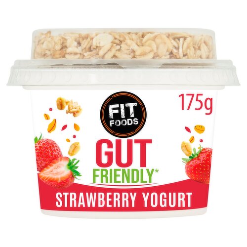 Fit Foods Strawberry Yogurt with Toasted Granola Topper 175g - Dunnes ...