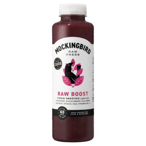 Mockingbird Raw Press Raw Boost Virgin Smoothie 500ml - Dunnes Stores