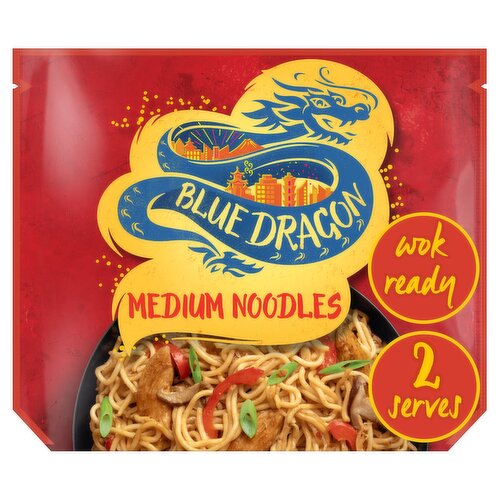 Blue Dragon Medium Noodles Wok Ready 300g - Dunnes Stores