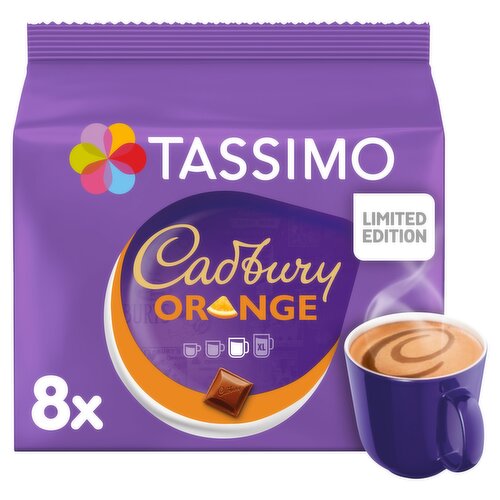 Tassimo Cadbury Orange Hot Chocolate Pods x8 - Dunnes Stores