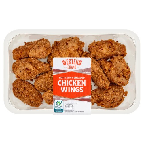 Western Brand Hot & Spicy Breaded Chicken Wings 520g - Dunnes Stores