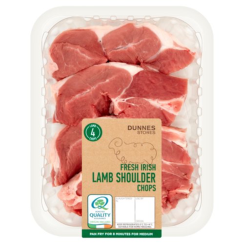 Dunnes Stores 4 Fresh Irish Lamb Shoulder Chops 400g - Dunnes Stores