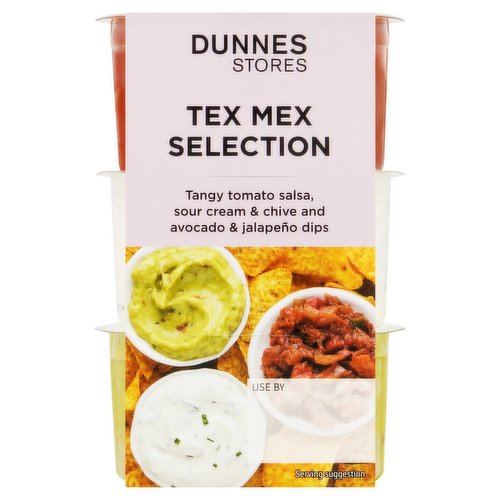 Dunnes Stores Tex Mex Selection 3 x 70g (210g) - Dunnes Stores