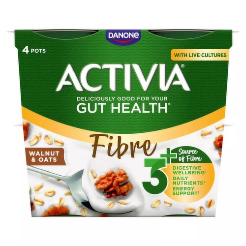 Activia Walnut & Oats 4 x 115g (460g) - Dunnes Stores