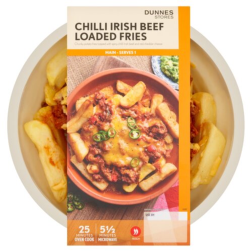 Dunnes Stores Chilli Irish Beef Loaded Fries 400g - Dunnes Stores
