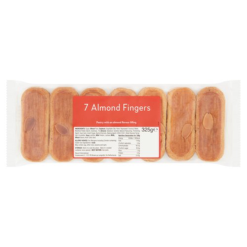 7 Almond Fingers 325g - Dunnes Stores