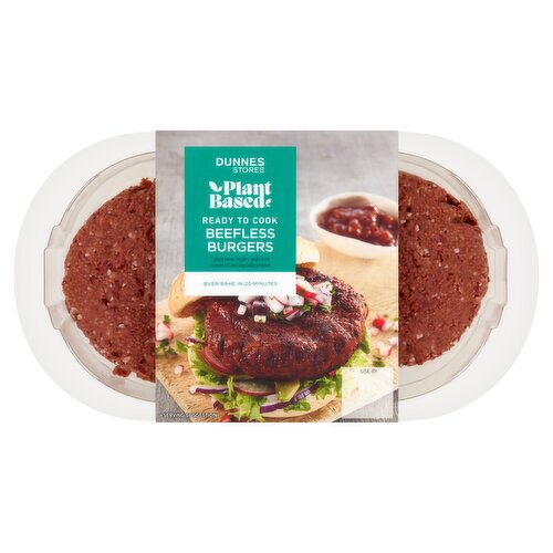 Dunnes Stores Plant Based Beefless Burgers 227g - Dunnes Stores