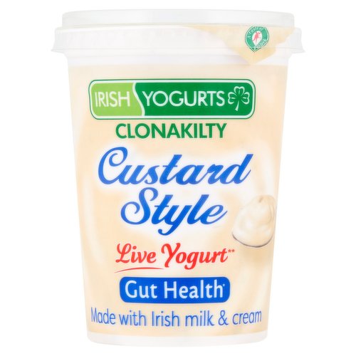 Irish Yogurts Clonakilty Custard Style Live Yogurt 450g - Dunnes Stores