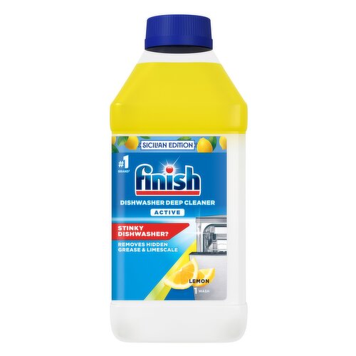Finish Dishwasher Cleaner 250ml Active Lemon Sicilian Edition - Dunnes ...