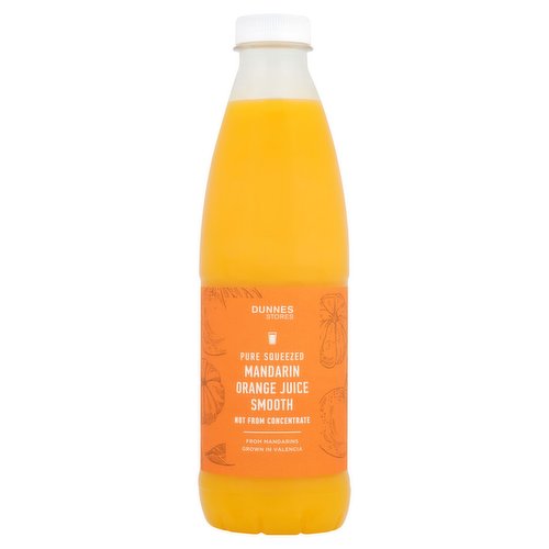 Dunnes Stores Smooth Pure Squeezed Mandarin Orange Juice 1L - Dunnes Stores