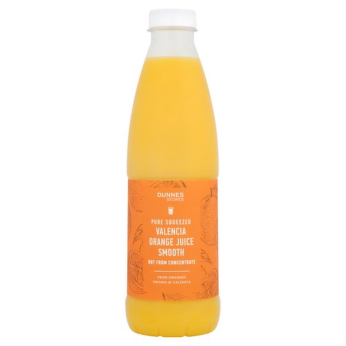 Dunnes Stores Smooth Pure Squeezed Valencia Orange Juice Smooth 1L ...