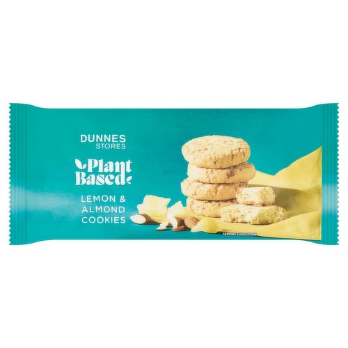 Dunnes Stores Plant Based Lemon & Almond Cookies 140g - Dunnes Stores