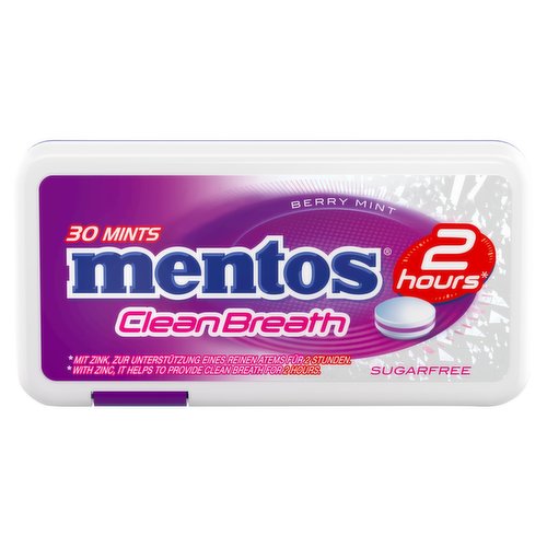 Mentos Clean Breath Berry Mint 21g - Dunnes Stores
