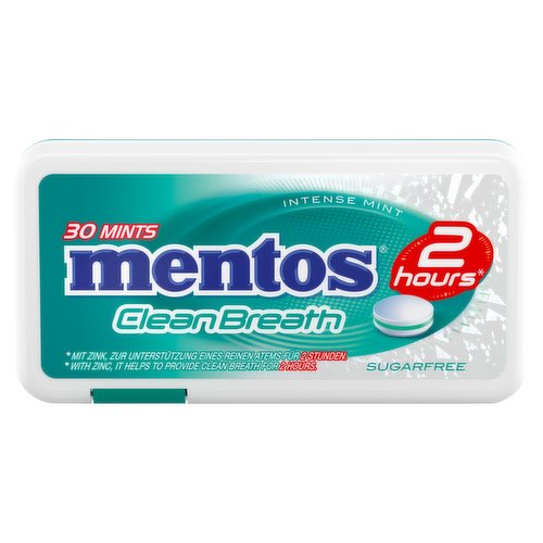 Mentos Clean Breath Intense Mint 21g - Dunnes Stores