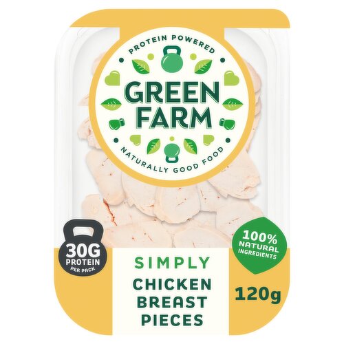 Green Farm Simply Chicken Breast Pieces 120g - Dunnes Stores