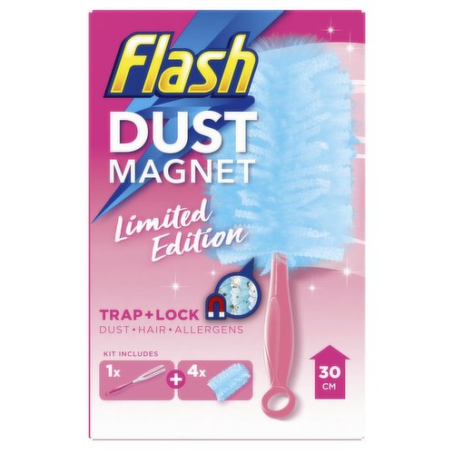Flash Duster Dust Magnet Starter Kit (1 Handle + 4 Refills) - Dunnes Stores