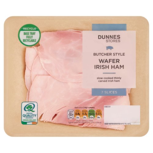 Dunnes Stores Butcher Style Wafer Irish Ham 130g - Dunnes Stores