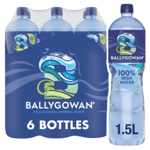 Ballygowan Still Natural Mineral Water Bottle 6 x 1.5 Litres - Dunnes ...