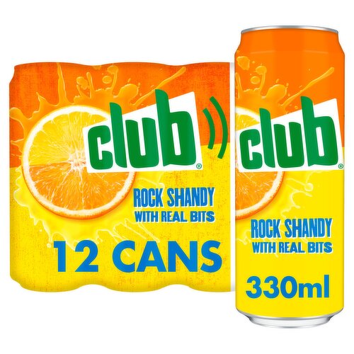 Club Rock Shandy Can 12 x 330ml - Dunnes Stores