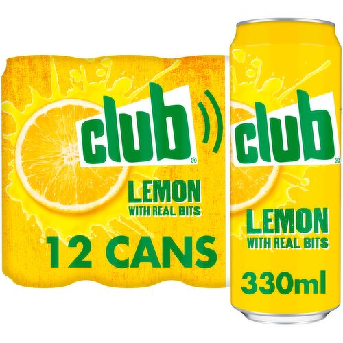Club Lemon Can 12 x 330ml - Dunnes Stores