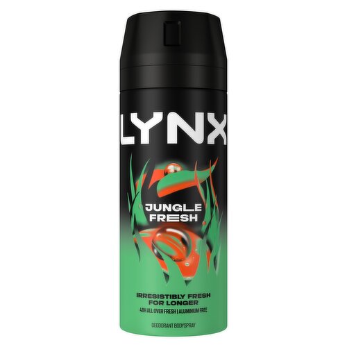 Lynx Aerosol Body Spray Jungle Fresh 150 ml - Dunnes Stores